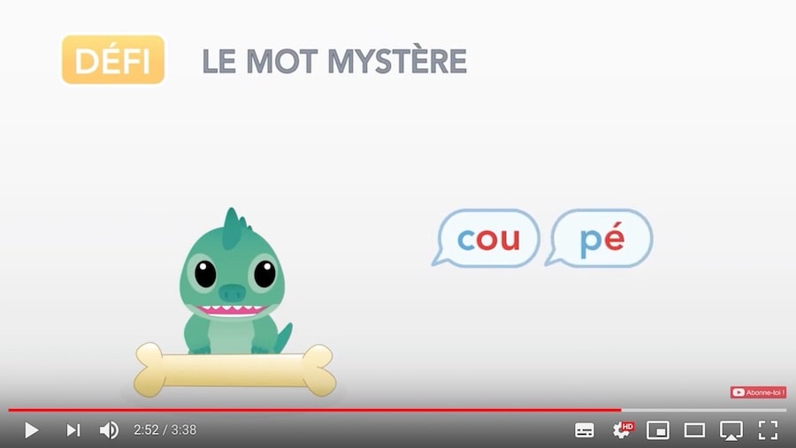 Mots avec C doux (C = S) : lecture pas à pas en vidéo CI CE CÉ