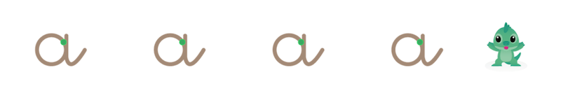 Fiches d'écriture à imprimer : lettres cursives minuscules