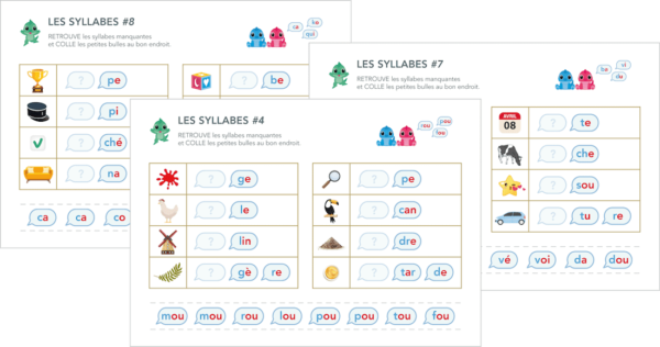 Syllabes simples : apprendre à former et lire des syllabes en vidéo