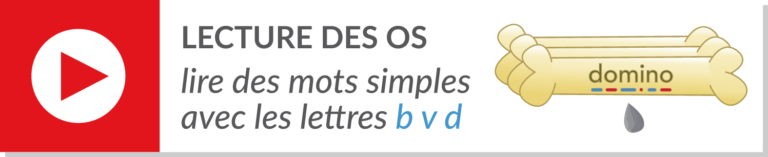 Lecture de mots simples en vidéo - GS - CP - IEF - DYS