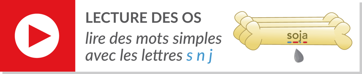 Lecture de mots simples en vidéo - GS - CP - IEF - DYS