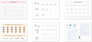 Apprentissage écriture : kit complet pour apprendre à tracer les lettres...