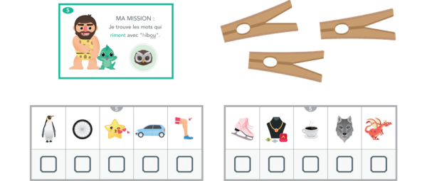 Cartes identification sonore multi-niveaux parfaites pour GS et CP