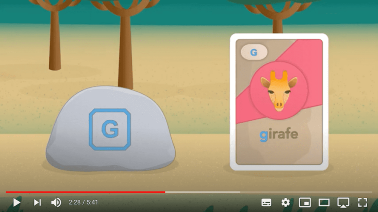 Le G doux G = J : découvrir l'autre son de la consonne G en vidéo