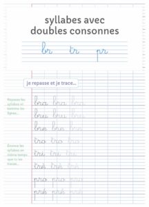 Cahier d'écriture : fiches d'écriture progressives prêtes à imprimer