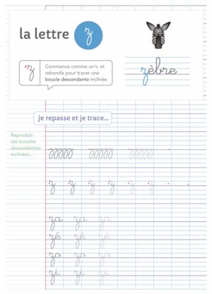 Cahier d'écriture : fiches d'écriture progressives prêtes à imprimer