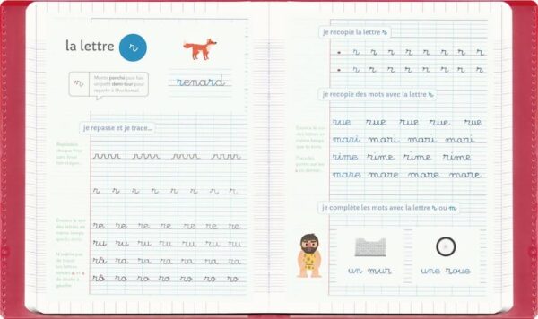 Cahier d'écriture : fiches d'écriture progressives prêtes à imprimer