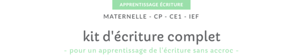 Comment apprendre à écrire aux enfants ? Maternelle - CP - CE1 - IEF
