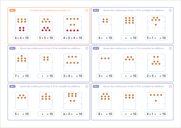 Numération et calcul CP : fiches à imprimer (programme complet)