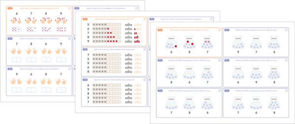 Numération et calcul CP : fiches à imprimer (programme complet)