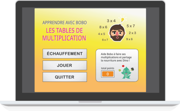 Tables de multiplication : jeu éducatif en ligne (PC et Mac)